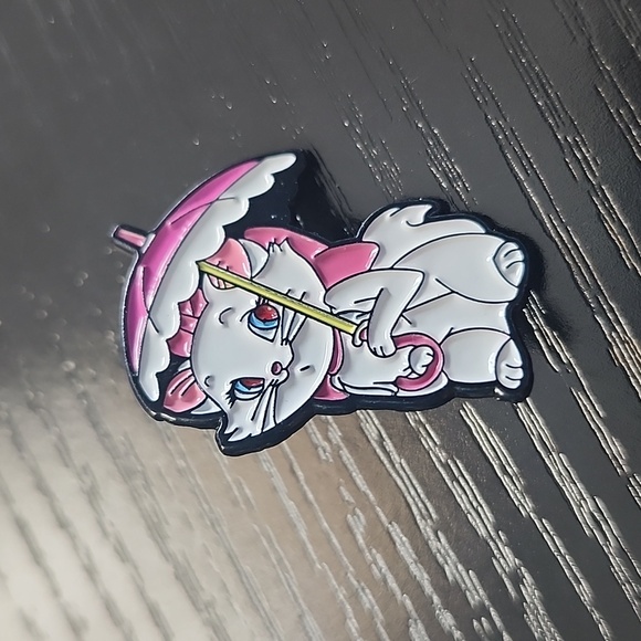 Disney | Jewelry | Disneys Aristocats Marie Inspired Enamel Pin | Poshmark